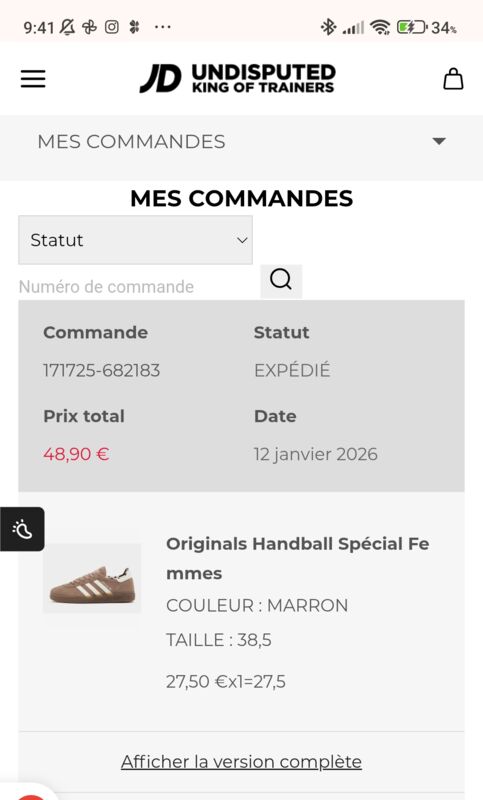 Prixflex.com | JD undisputed sports | 1 signalement