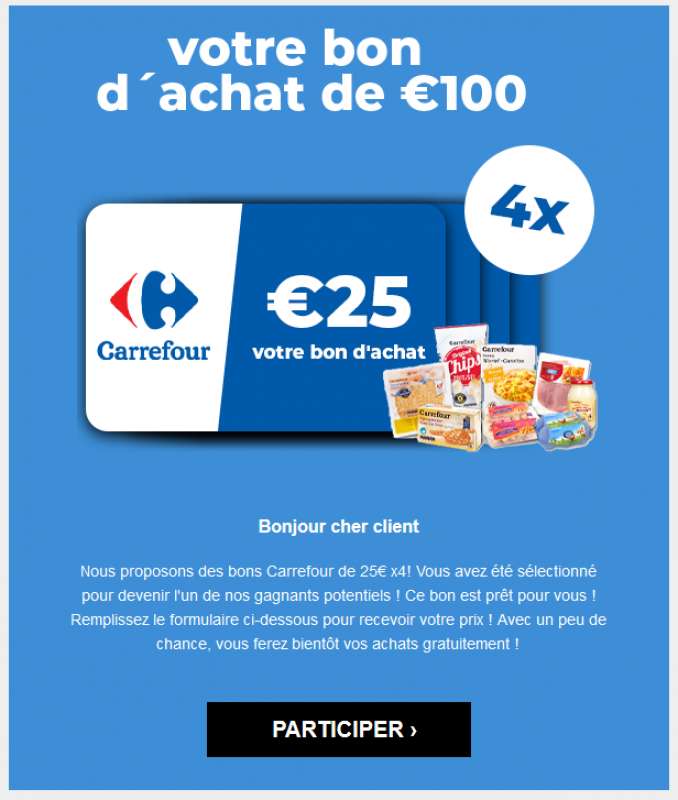 Newsletters@labeltogo.ddns.net | Carrefour | 1 signalement | 3 commentaires