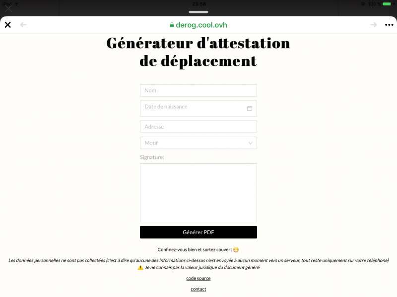 Derog.cool.ovh | 1 signalement
