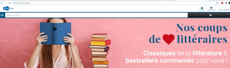 M.momox-shop.fr | 2 signalements | 2 commentaires